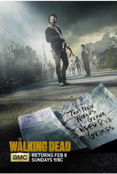 Aktüel The Walking Dead (Tv) 35 cm x 50 cm Afiş – Poster Gsafretya