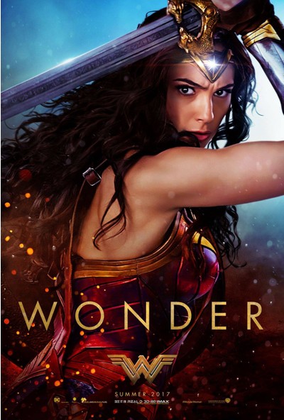Aktüel Wonder Woman (2017) 35 cm x 50 cm Afiş – Poster Feastlove