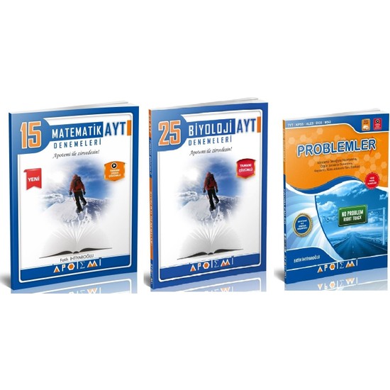 Apotemi YKS AYT Deneme 15 Li Matematik - Apotemi YKS AYT Kitabı Apotemi YKS AYT Deneme 15 Li Matematik - Apotemi YKS AYT Kitabı