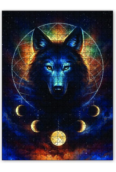 Cakapuzzle Rüya Yakalayıcı Kurt 500 Parça Puzzle Yapboz Mdf (Ahşap)