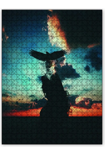 Cakapuzzle Özgürlük Günbatımında Kadın ve Kartal 120 Parça Puzzle Yapboz Mdf (Ahşap) Cakapuzzle Özgürlük Günbatımında Kadın ve Kartal 120 Parça Puzzle Yapboz Mdf (Ahşap)