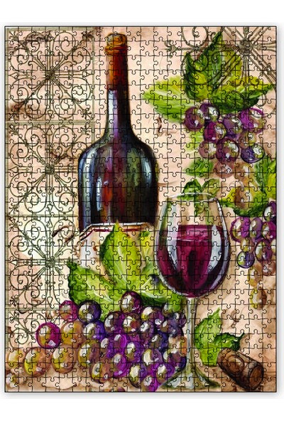 Cakapuzzle Kırmızı Şarap Üzüm Kadeh Görseli 255 Parça Puzzle Yapboz Mdf (Ahşap) Cakapuzzle Kırmızı Şarap Üzüm Kadeh Görseli 255 Parça Puzzle Yapboz Mdf (Ahşap)