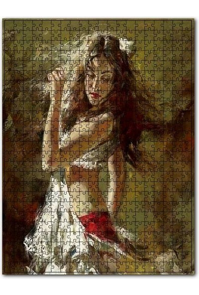 Cakapuzzle Dans Eden Çingene Kızı 1000 Parça Puzzle Yapboz Mdf (Ahşap)