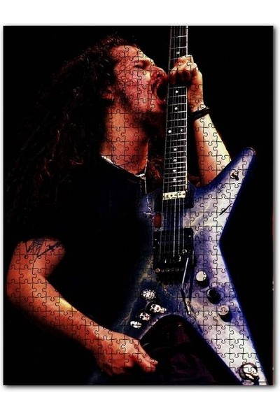 Cakapuzzle Dimebag Darrell Elektrogitarist Sahnede 1000 Parça Puzzle Yapboz Mdf (Ahşap)