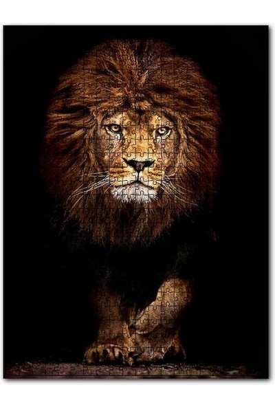 Cakapuzzle Karanlık Arkaplan Görkemli Erkek Aslan 255 Parça Puzzle Yapboz Mdf (Ahşap) Cakapuzzle Karanlık Arkaplan Görkemli Erkek Aslan 255 Parça Puzzle Yapboz Mdf (Ahşap)