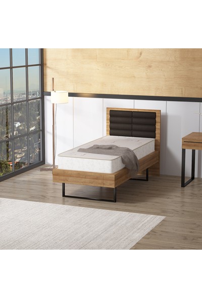 Mobpazar Tek Kişilik Ekonomik Yaylı Yatak 90 x 190 cm. Kanka Yatak