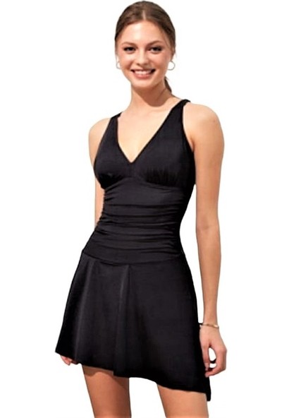 Pierre Cardin Askılı Kaplı Içten Slip Etekli Elbise Mayo