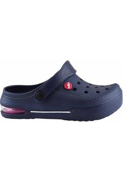 Föz 0653 Lacivert Anatomik Eva Hastane Kadın Terlik Dar Kalıp