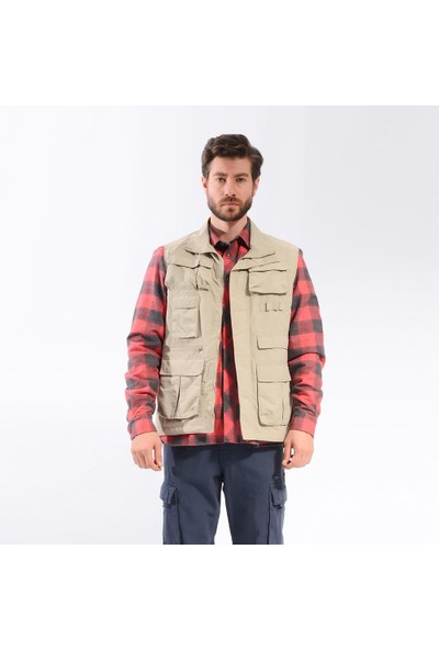 Freecamp Vest Erkek Avcı Yelek-Bej Freecamp Vest Erkek Avcı Yelek-Bej
