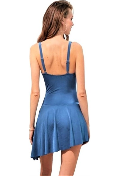 Pierre Cardin Askılı Kaplı Içten Slip Etekli Elbise Mayo