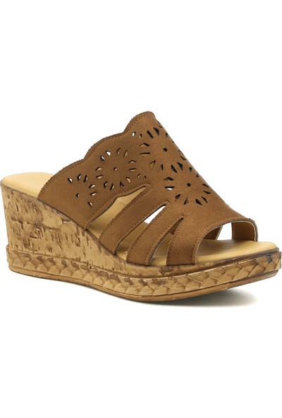 Polaris 319296.Z 2fx Taba Kadın Dolgu Topuk Terlik Polaris 319296.Z 2fx Taba Kadın Dolgu Topuk Terlik