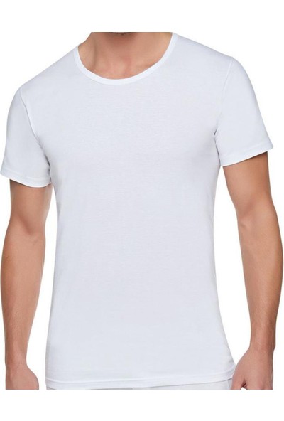 Doliche 2 Adet Doliche Patentli Gümüş Pamuk Iplik Teknolojili Beyaz Erkek Fanila-Koku ve Mantara Son