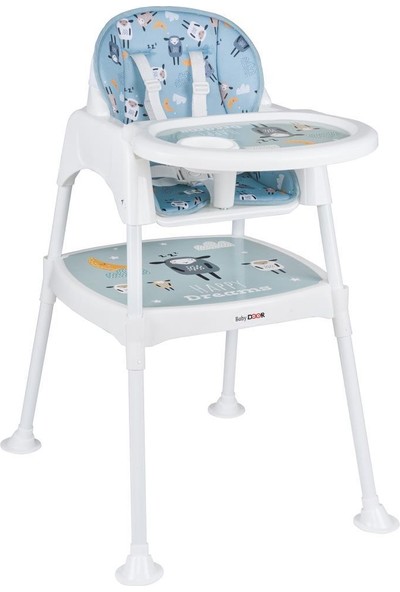 Baby Door Babydoor & Mama Kuzu Çalışma Masalı Pedli Mama Sandalyesi 3 In 1 Baby Door Babydoor & Mama Kuzu Çalışma Masalı Pedli Mama Sandalyesi 3 In 1