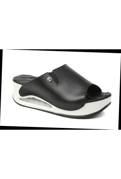 Pierre Cardin Anatomik Air Max Taban Kadın Terlik SIYAH 3364