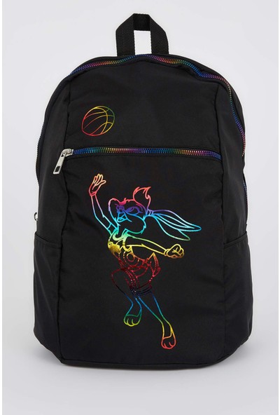 DeFacto Kız Çocuk Space Jam Lisanslı Büyük Sırt Çantası X0553A6NS