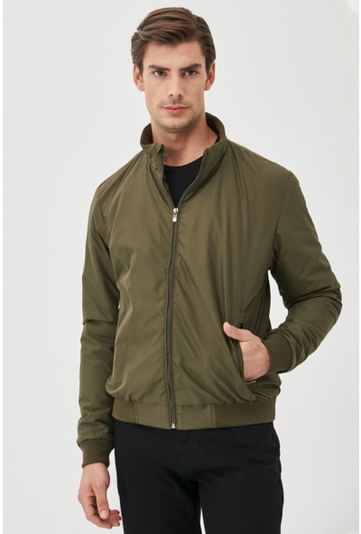 AC&Co / Altınyıldız Classics Standart Fit Dik Yaka Düz Casual Mont