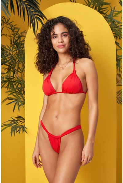 No Gossip Ayarlı Uzun Üçgen Bikini Üst 219102