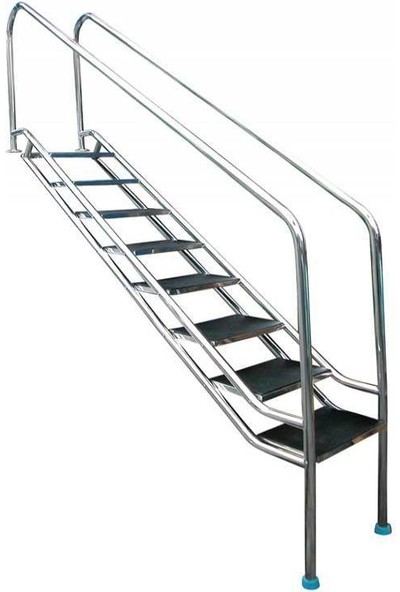 GEMAŞ Havuz Merdiveni 6 Basamaklı Eğimli Iniş