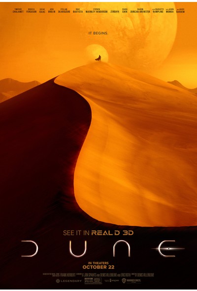Aktüel Dune (2021) 35 cm x 50 cm Afiş – Poster Seghurtas