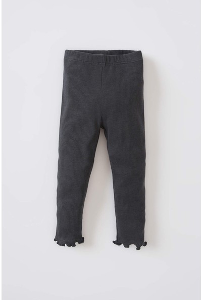 DeFacto Kız Bebek Esnek Belli Fitilli Kaşkorse Tayt X9821A222SP