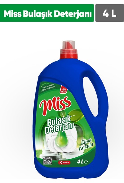 Bulaşık Deterjanı Elma 4 L