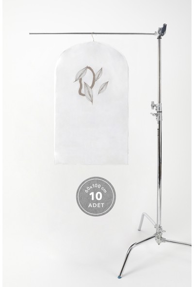 Akal Batu 10'lu 60X100CM Floral Seri Gamboç - Beyaz - Kahve