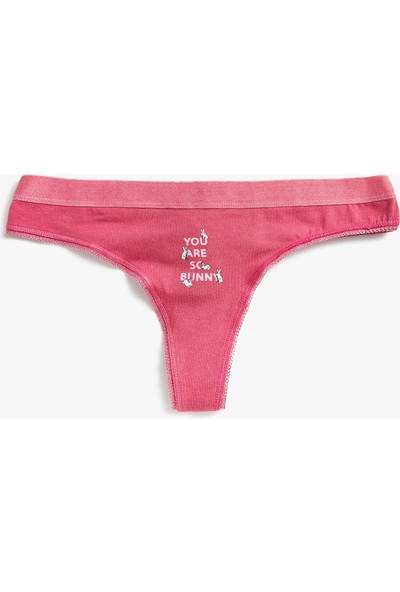 Koton Pamuklu Düşük Bel String Külot