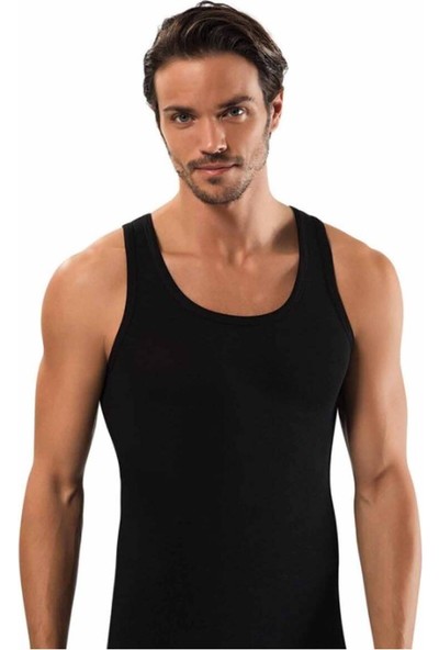 Erdem 1116 Elastan Erkek Atlet | Siyah Erdem 1116 Elastan Erkek Atlet | Siyah