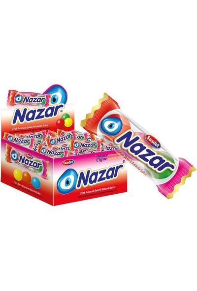 Saadet Nazar Sakız Çilek 3'lü x 100 Ad Saadet Nazar Sakız Çilek 3'lü x 100 Ad