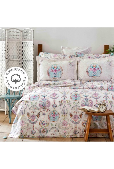 Sarah Anderson Malia Püsküllü %100 Pamuk Çift Kişilik Pike Takımı