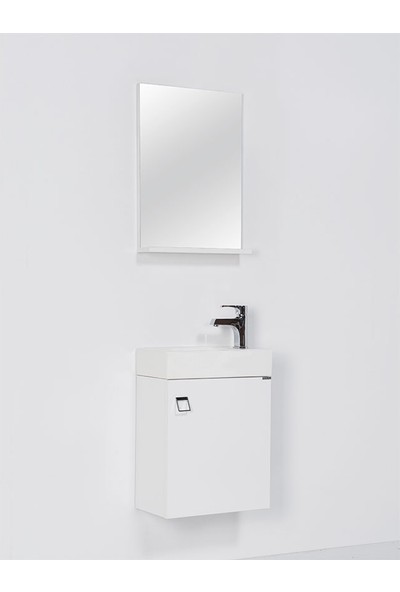 Livea Alara Küçük Banyo Dolabı 45 cm Beyaz