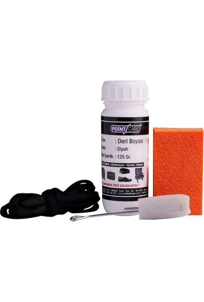 Point Care Ekstra Yoğun Siyah Ayakkabı Mont Direksiyon Döşeme Deri Boyası 125 Gr. Point Care Ekstra Yoğun Siyah Ayakkabı Mont Direksiyon Döşeme Deri Boyası 125 Gr.