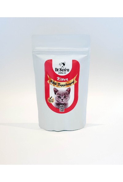 Dr. Serro Anne Sütü Destekli Yavru Kedi Süt Tozu 200 gr Dr. Serro Anne Sütü Destekli Yavru Kedi Süt Tozu 200 gr