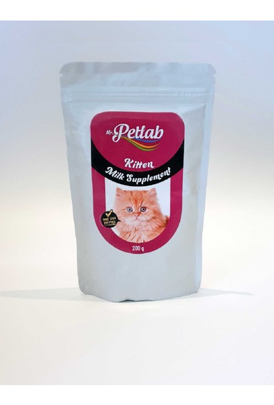 Mr. PetLab Anne Sütü Destekli Yavru Kedi Süt Tozu 200 gr