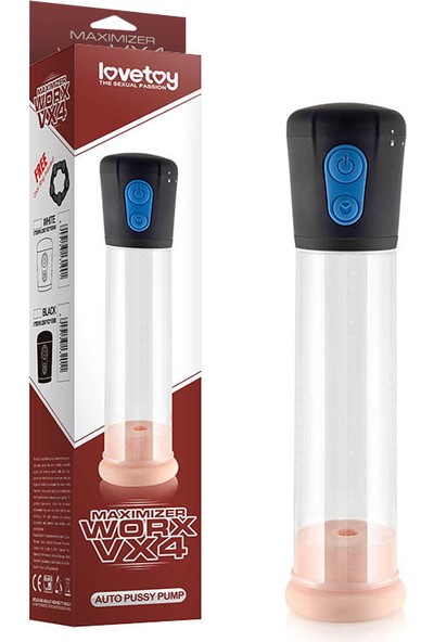 Pilli Otomatik Pro Penis Pompası Vajina Başlıklı Siyah - Ma Pilli Otomatik Pro Penis Pompası Vajina Başlıklı Siyah - Ma