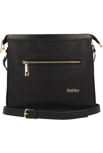 Hobby 226107 Floter Deri Kadın Omuz Çantası Siyah Hobby 226107 Floter Deri Kadın Omuz Çantası Siyah