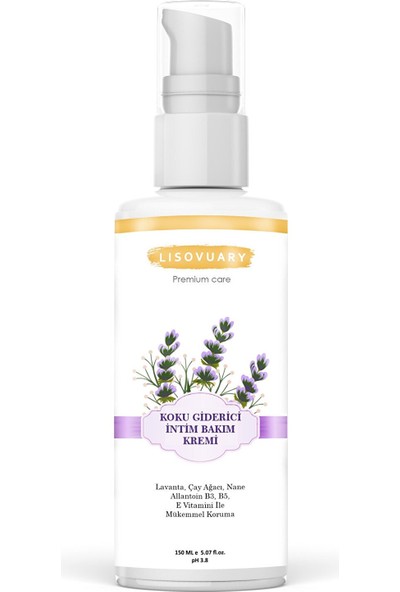 Lisovuary Intim Koku Giderici, Daraltıcı ve Bakım Kremi 150 ml