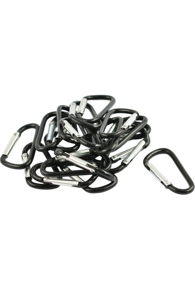 Homyl 20 Adet 4.6 cm Karabina Klipsi Yapış Bahar Kanca Anahtarlık Toka Kamp D Tipi (Yurt Dışından) Homyl 20 Adet 4.6 cm Karabina Klipsi Yapış Bahar Kanca Anahtarlık Toka Kamp D Tipi (Yurt Dışından)
