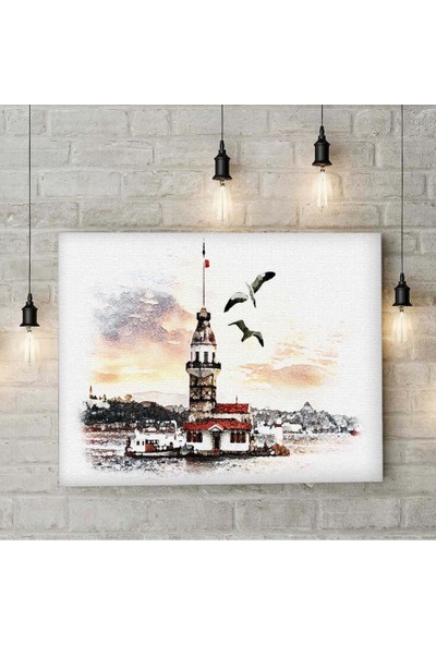 Kız Kulesi Kanvas Tablo 7 En: 60CM * Boy: 120CM Kız Kulesi Kanvas Tablo 7 En: 60CM * Boy: 120CM
