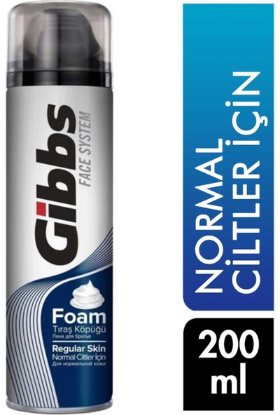 Gibbs Tıraş Köpüğü 200 ml Normal Ciltler Için 8690506409869 Tıraş Köpük ve J Gibbs Tıraş Köpüğü 200 ml Normal Ciltler Için 8690506409869 Tıraş Köpük ve J