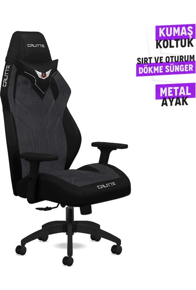Calitte Profesyonel Kumaş Oyuncu Koltuğu Viper Vpx Serisi Kumaş