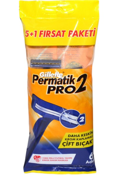 Gillette Permatik Pro2 Tıraş Bıçağı 6'lı Poşet 7702018603237 Tıraş Bıçağı Gillette Permatik Pro2 Tıraş Bıçağı 6'lı Poşet 7702018603237 Tıraş Bıçağı