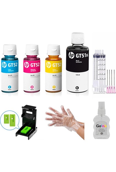 Hp Mürekkepli Siyah ve Renkli Kartuş Dolum Seti Hp Mürekkepli Siyah ve Renkli Kartuş Dolum Seti
