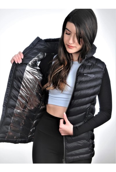 Columbia Titanıum Termal Seyyar Kapşonlu Slim Fit Kadın Yelek Columbia Titanıum Termal Seyyar Kapşonlu Slim Fit Kadın Yelek