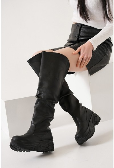 Lanina Kadın Siyah Spor Çizme