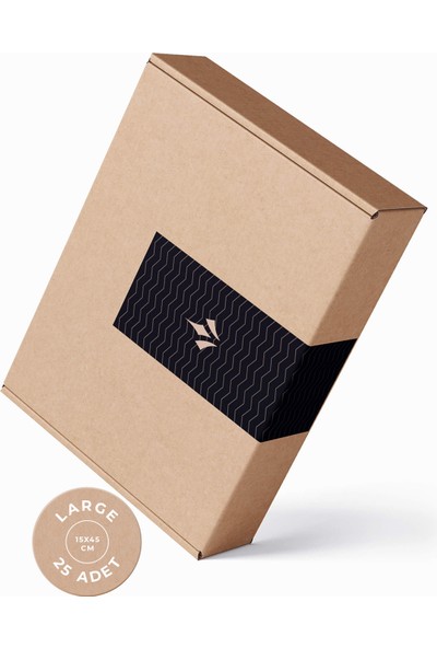 Akal Batu Large 25'li Klasik Seri Kutu Emniyet Bandı 15X45CM - Siyah