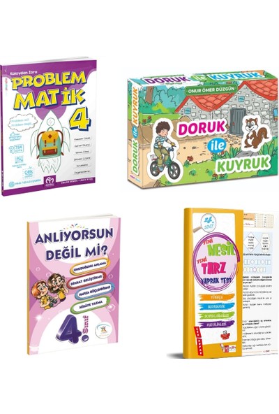 Model Eğitim Yayıncılık 4. Sınıf Problemmatik , Tüm Dersler Yaprak Test , Okuma Anlama ve 4. Sınıf Hikayesi (Ciltli) Model Eğitim Yayıncılık 4. Sınıf Problemmatik , Tüm Dersler Yaprak Test , Okuma Anlama ve 4. Sınıf Hikayesi (Ciltli)