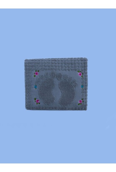 MCN Tekstil Ayak Havlusu Banyo Paspas Pamuklu 50X70