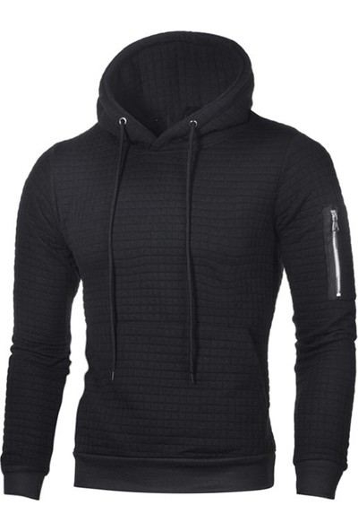 Palyshery Erkek Spor Kapüşonlu Düz Üstler (Yurt Dışından) Palyshery Erkek Spor Kapüşonlu Düz Üstler (Yurt Dışından)