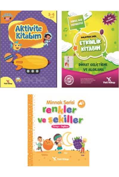 2-4 Yaş Beyin Geliştirme Etkinlik Seti (Ciltli)